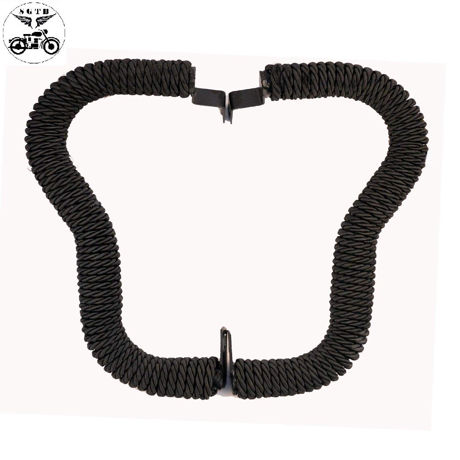 Rear Leg Guard Wrapped with Black Rope for Royal Enfield Classic 350 ...