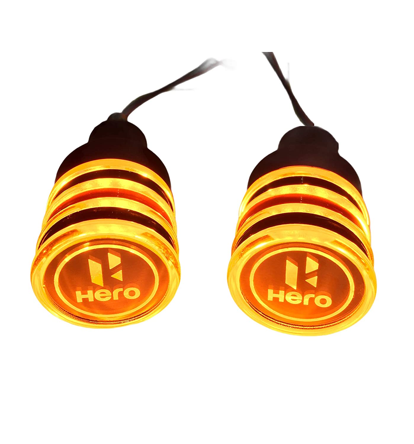 Crystal Handle Weight for all Hero Bikes (3-Straps, White & Amber ...