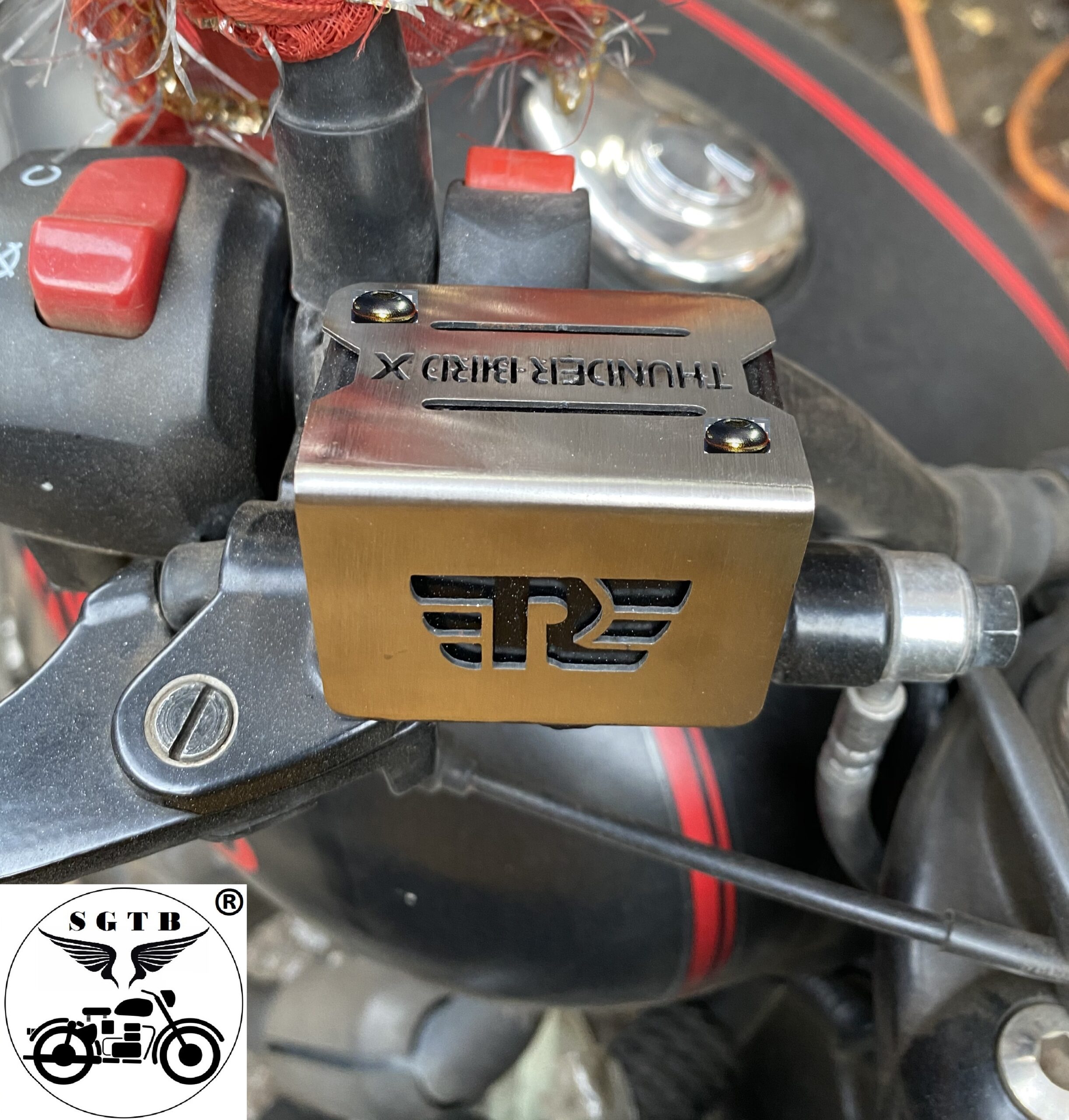 Disc Oil Reservoir Cover For Royal Enfield Thunderbird 350x 500x (Steel ...