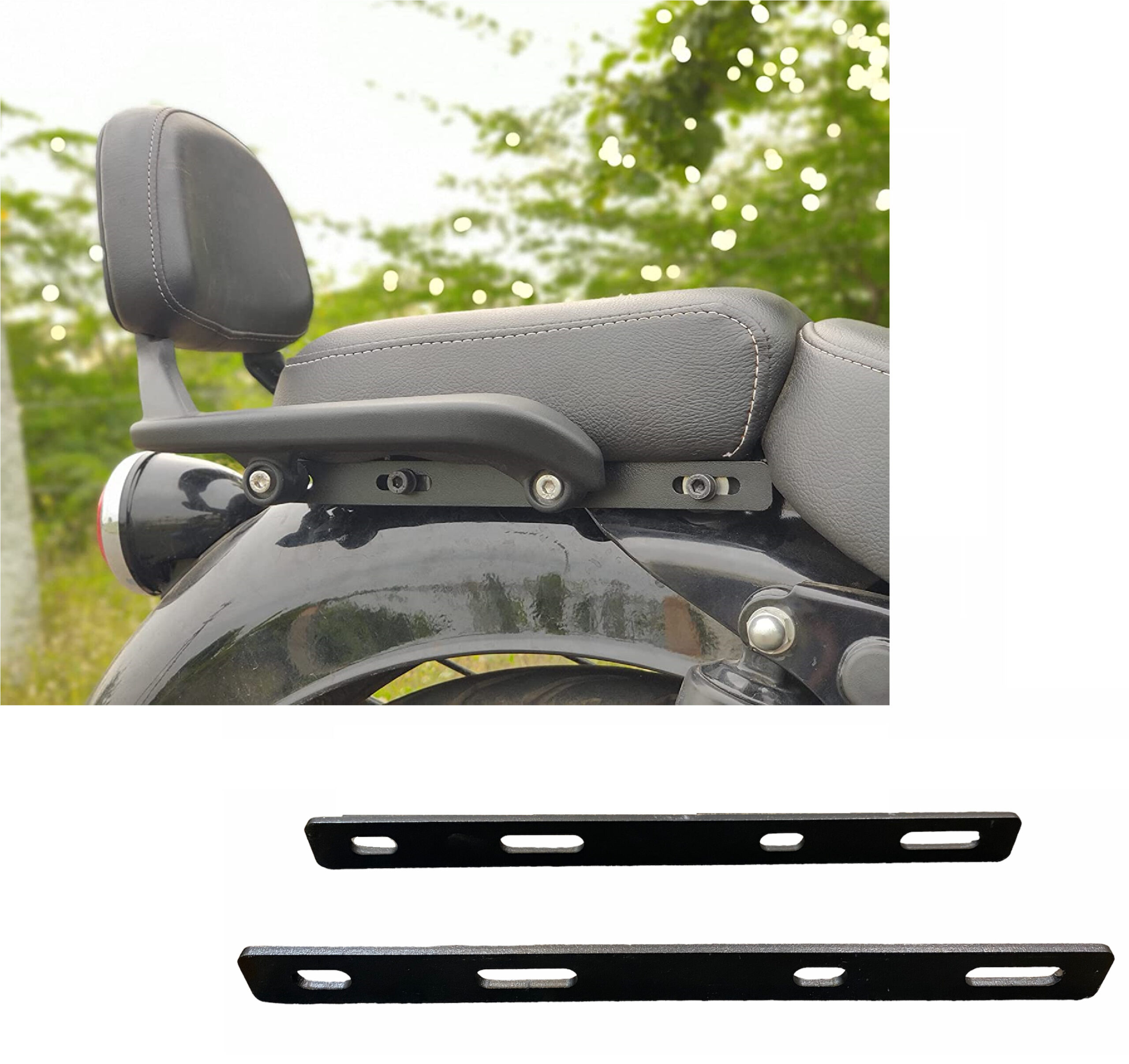 Backrest Extender Extension Kits for Royal Enfield Meteor 350 ...