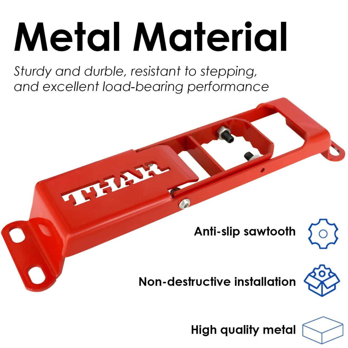 Door Hinge Step with Folding Foot Pedal Compatible for Mahindra Thar ...