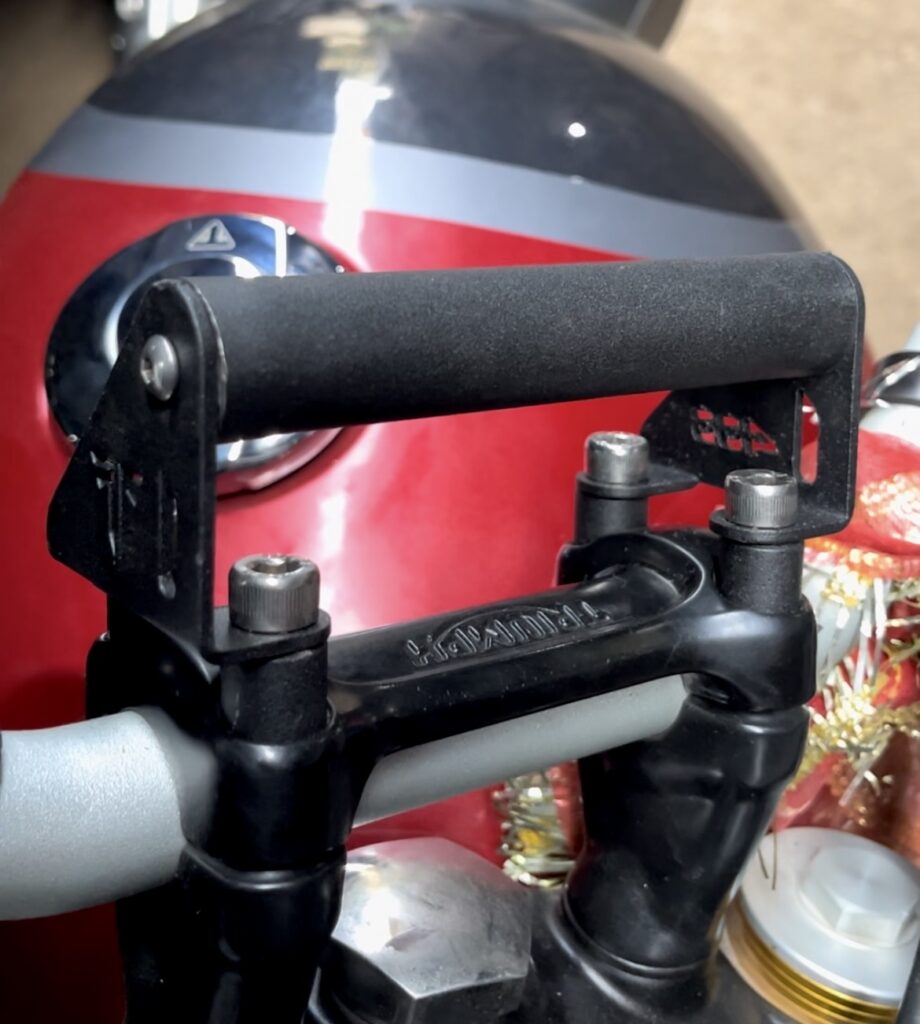 Triumph Speed 400 Frame GPS Mount Mobile Phone Holder Bar » Autosparehub