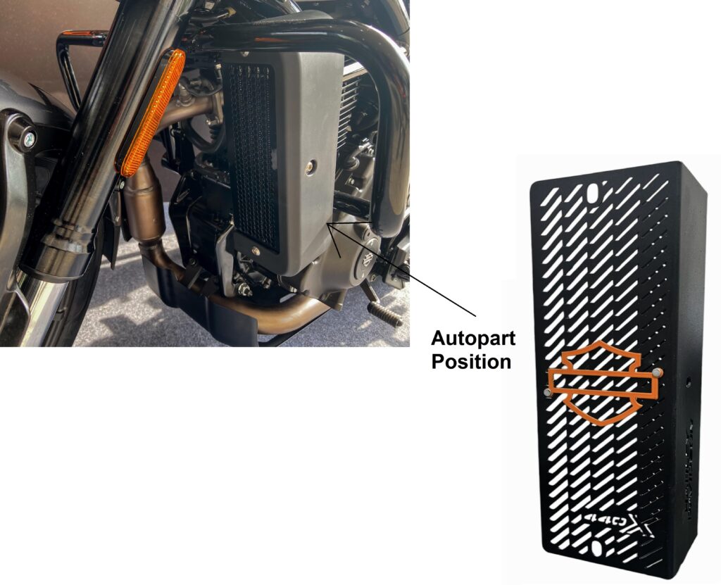 Harley Davidson X440 Radiator Guard Frame Grill » Autosparehub