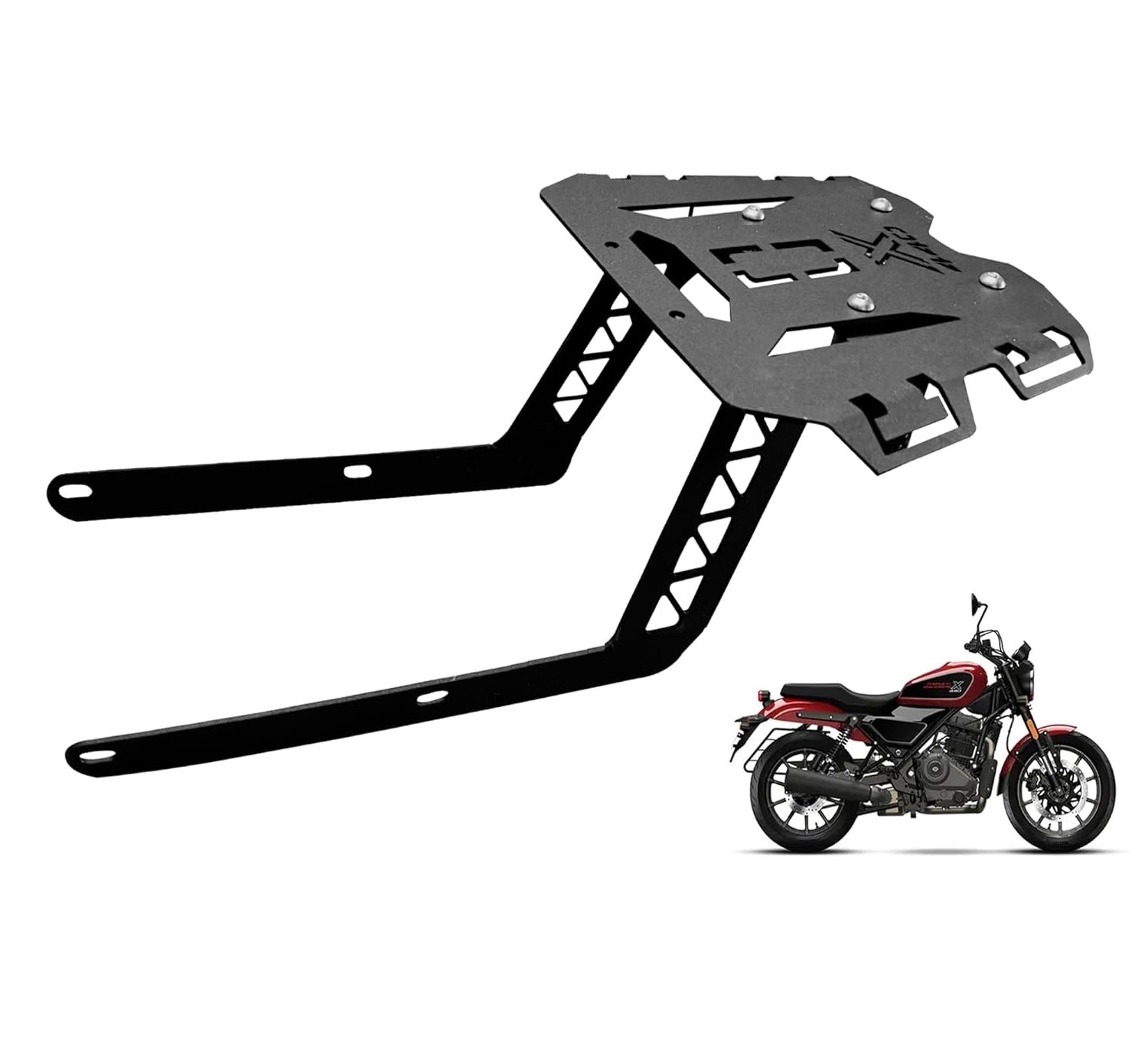 Harley Davidson X440 Backrack Carrier Plate Expedition Top rack ...