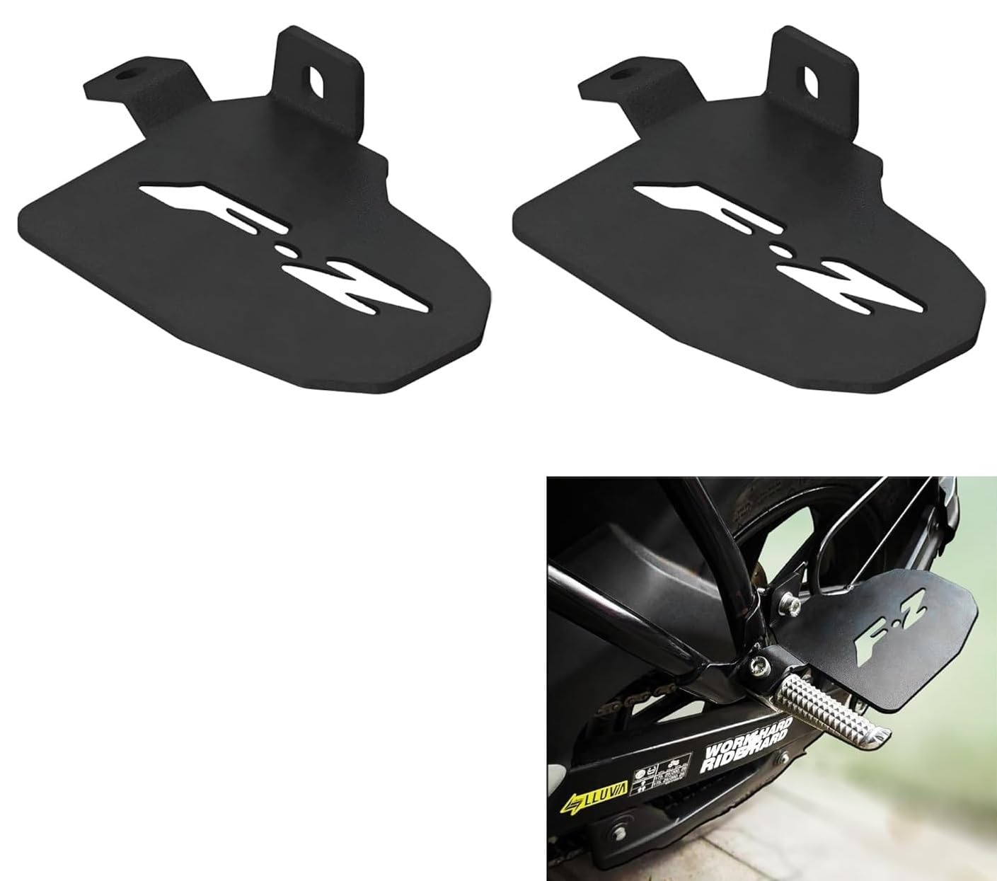 Heavy Footrest Yamaha FZX FZ V3 FZ V2 & FZS FI V2 V3 Foot Rests ...